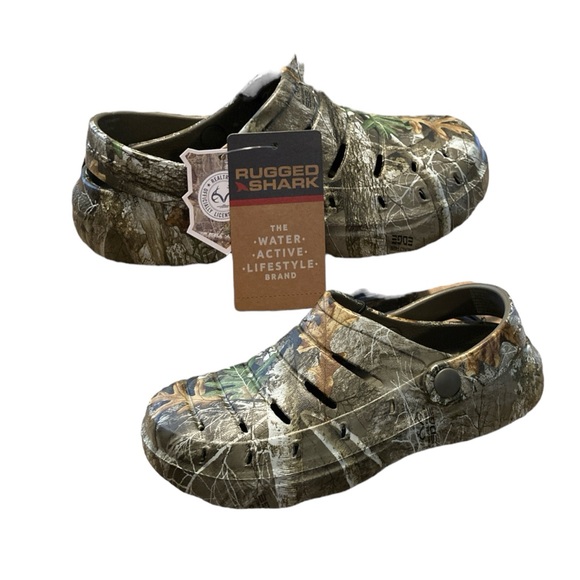Rugged Shark | Shoes | Rugged Shark Realtree Camouflage Eva Clogs ...